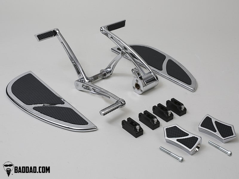 Forward Controls with Heel-Toe & 905 Floorboard Kit