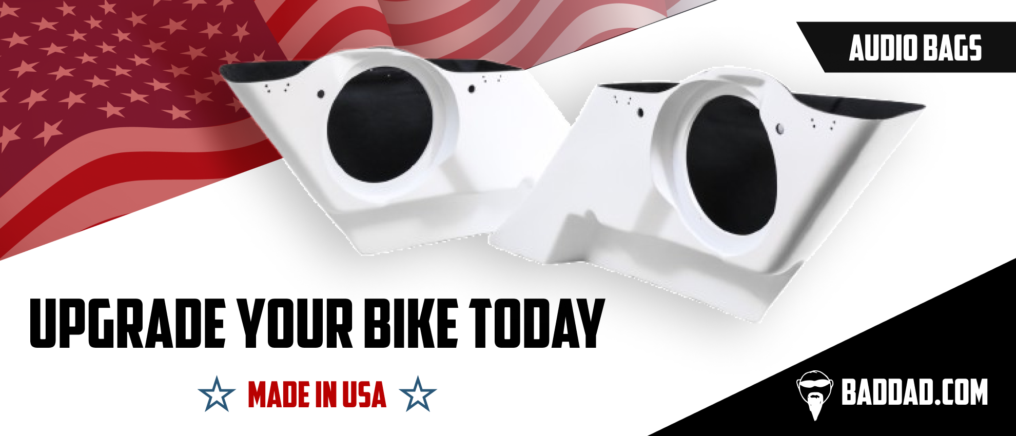 Audio Bags w/ Built-In 10" Speaker Rings | Bad Dad Stretched Bags